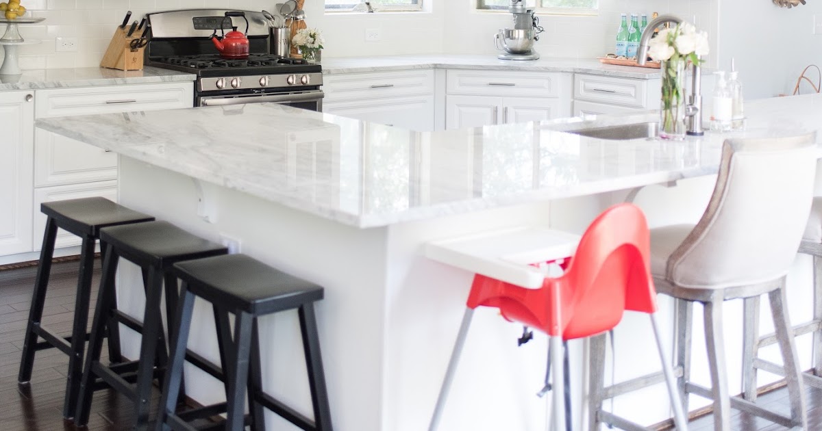 A Year With White Counter Tops - Olive and Tate