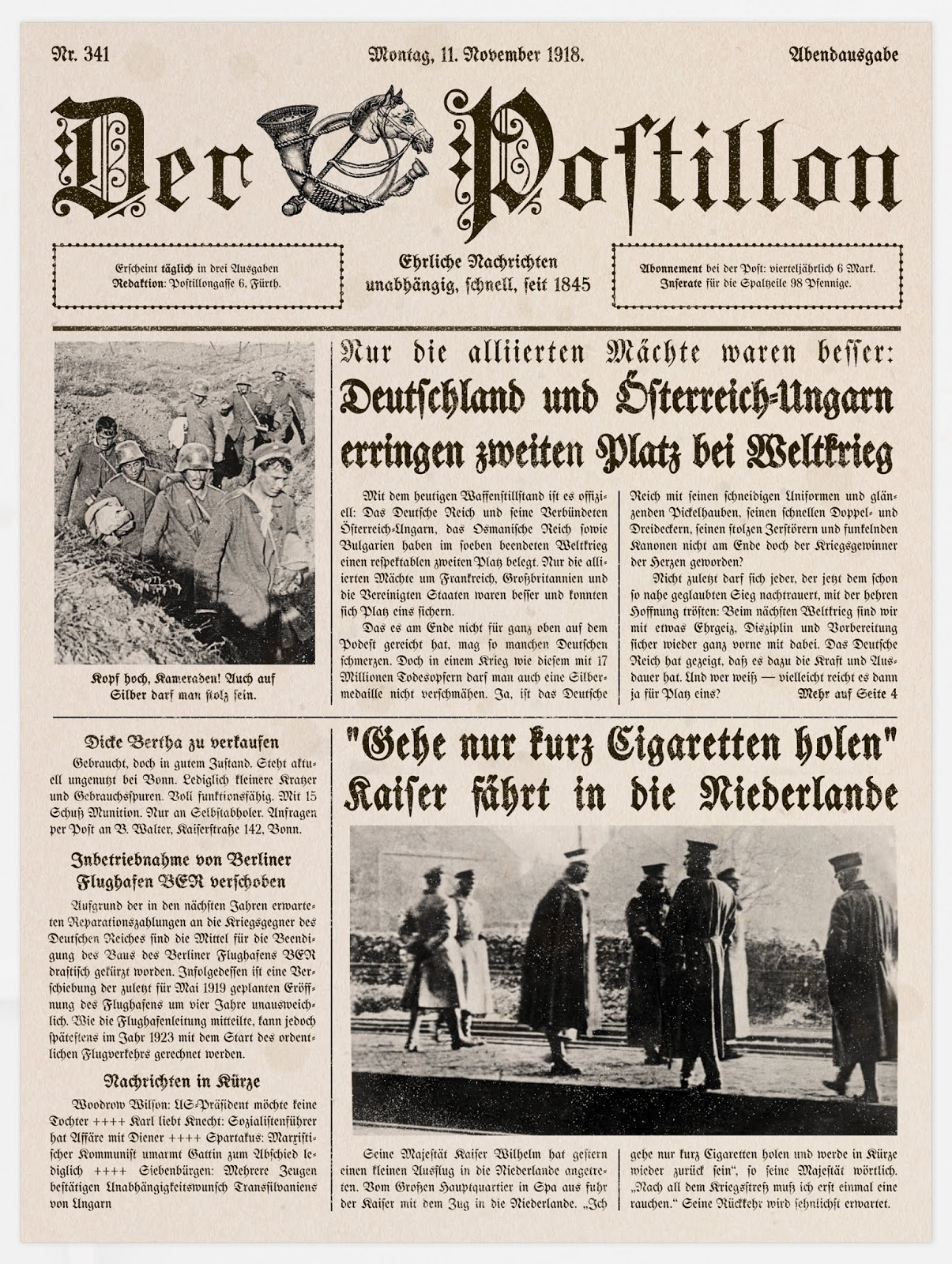 Der Postillon 1845-heute