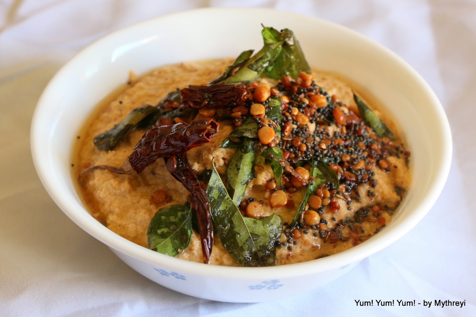 Yum! Yum! Yum!: Coconut Chutney with Red Chilies