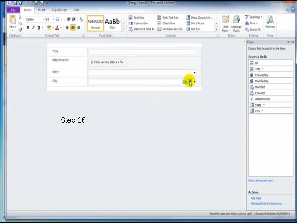 How to create drop down menu in Sharepoint 2010: Creating a cascading ...