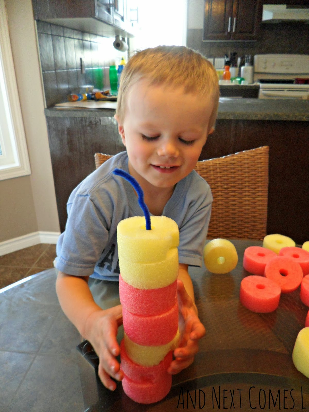 Building with Pool Noodles and Pipe Cleaners | And Next Comes L ... Building with Pool Noodles and Pipe Cleaners | And Next Comes L ...