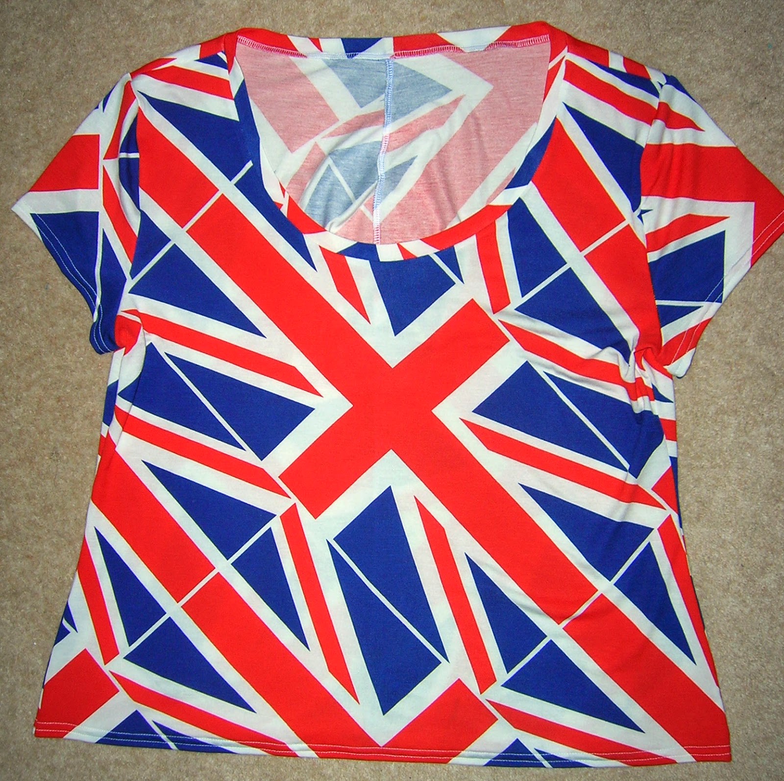 Sew Ruthie Style: Union Jack Tee shirt