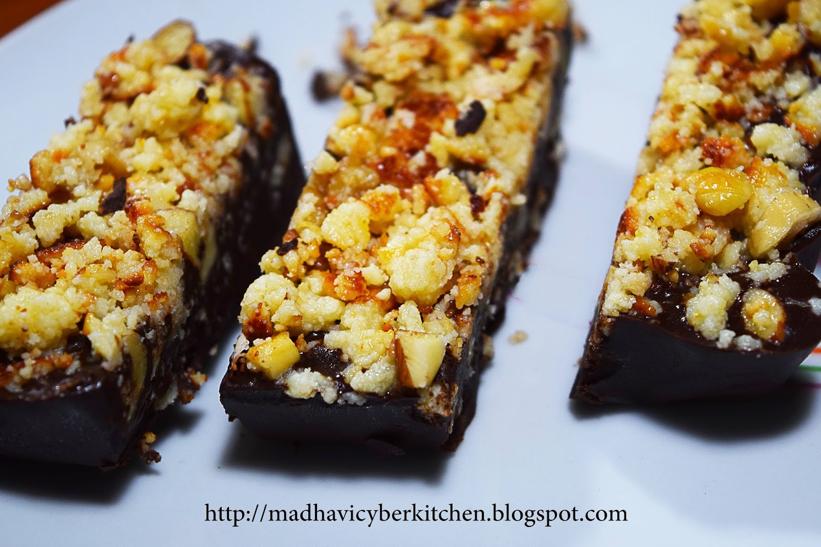 Madhavi's Cyber Kitchen: Cottage Cheese (paneer) Chocolate Bar