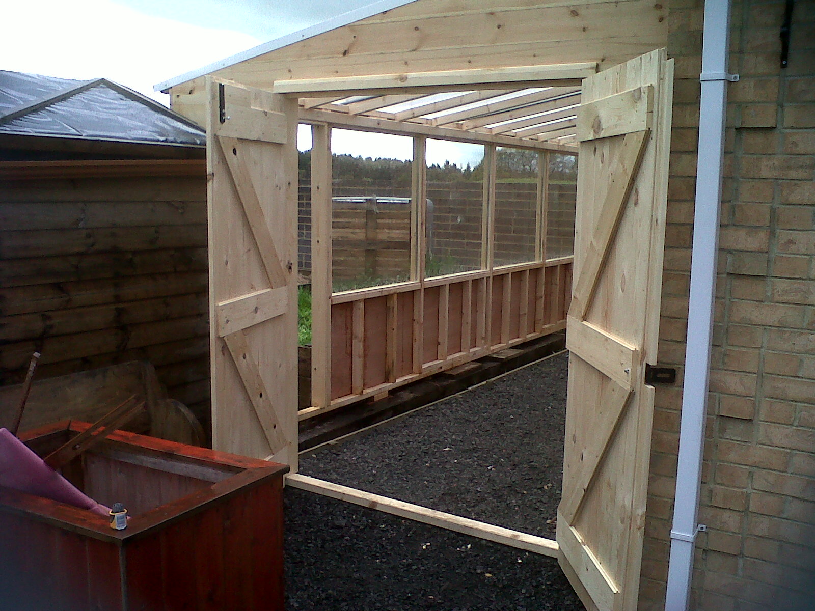 DW Joinery Services: Double Timber Framed Lean To