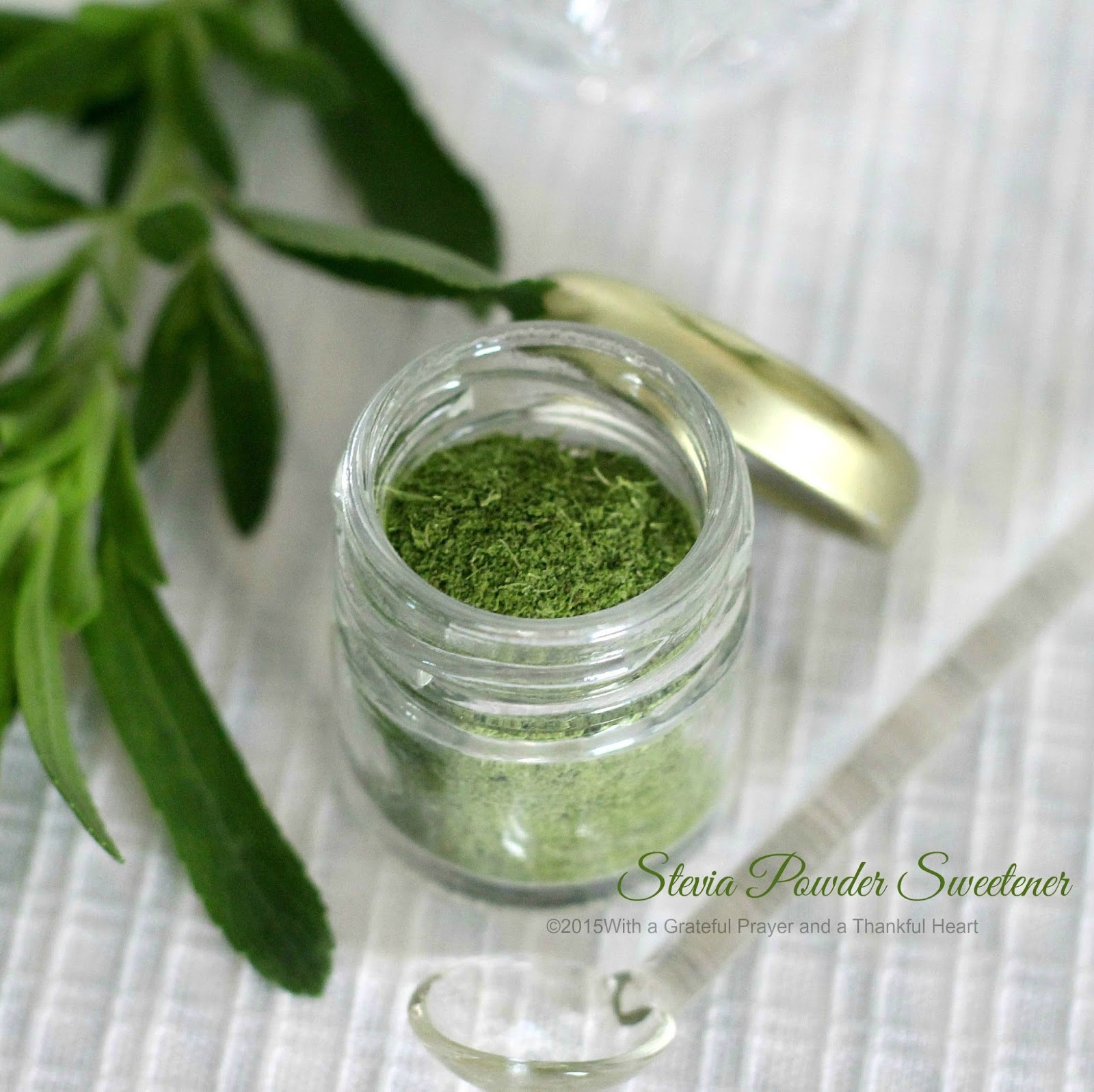 Experimenting with Stevia - Grateful Prayer | Thankful Heart