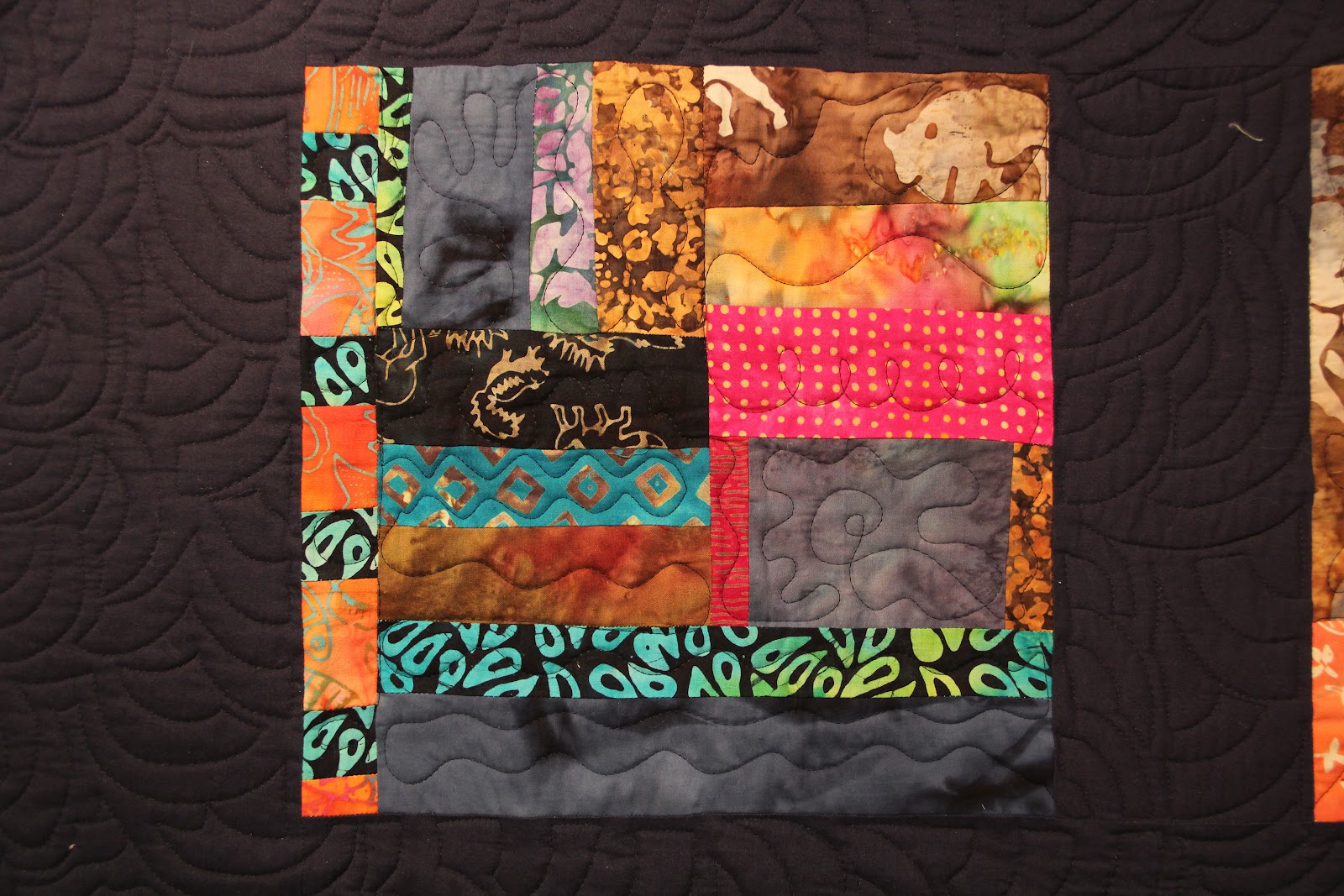 Cspoonquilt: Batik Scrap Series