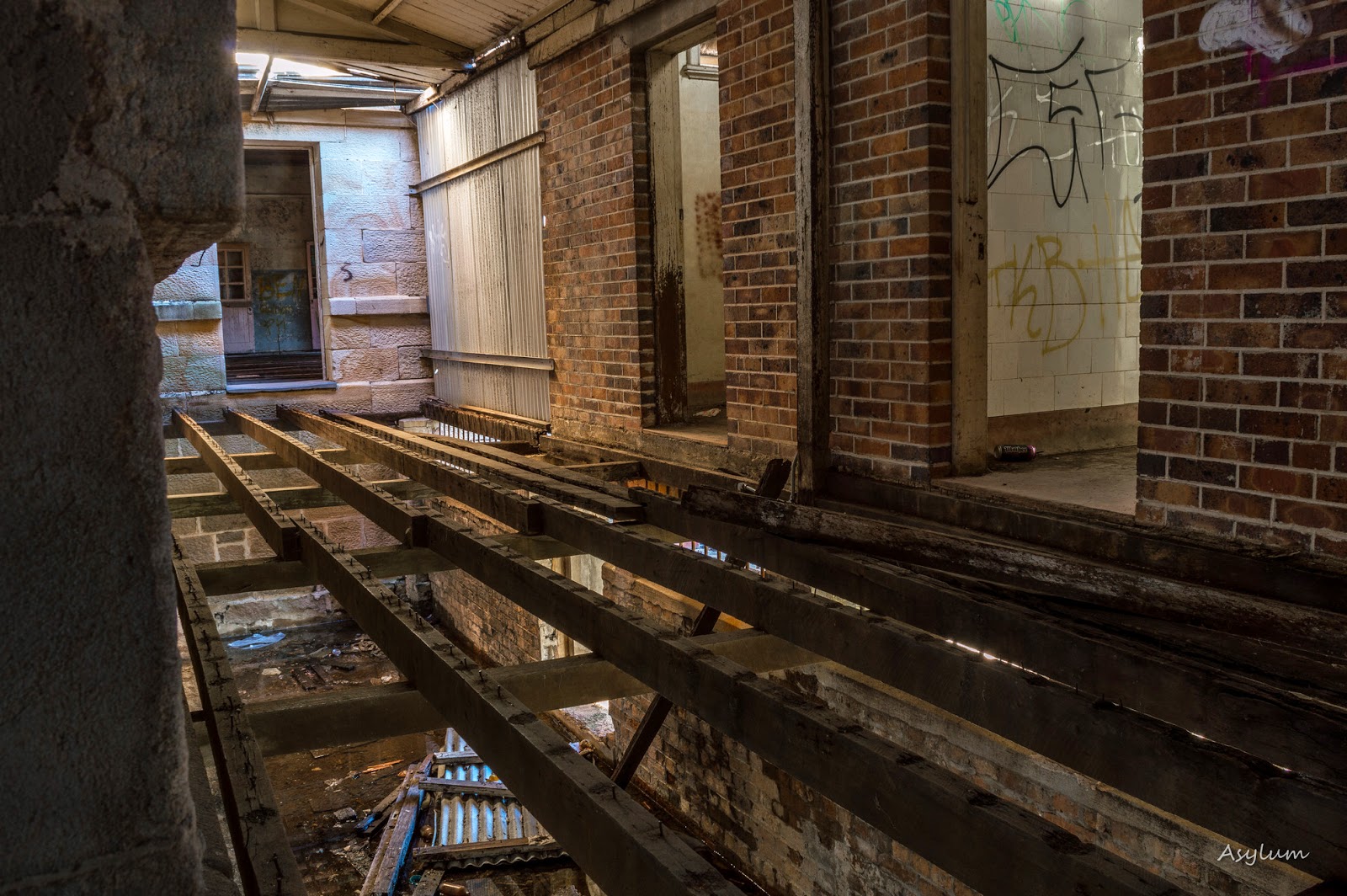 Brisbane Urbex: Abandoned Mental Hospital & Asylum with No Floorboards ...