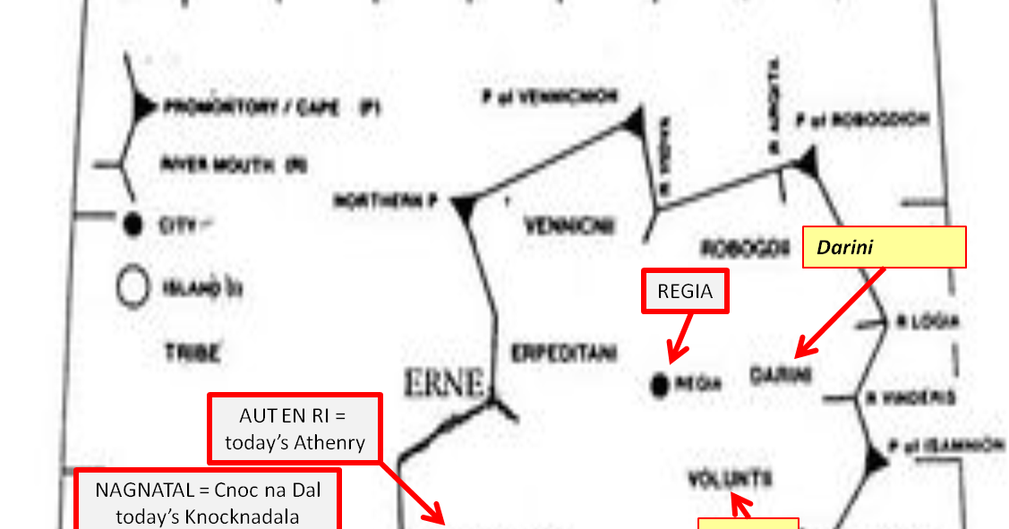 Cruthin, Fir Bolg, and Gael: Ptolemy's Map
