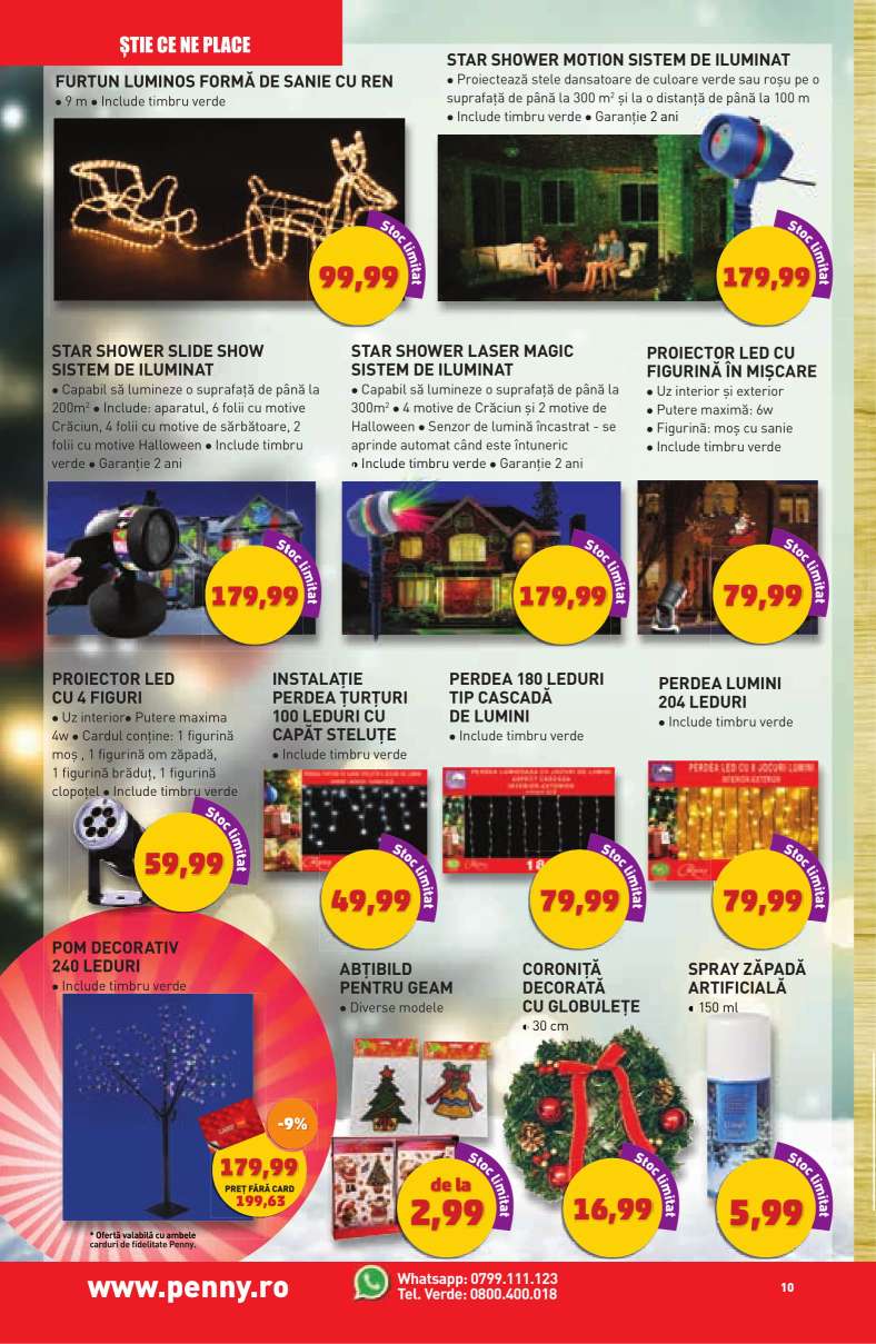 CATALOG PENNY 7 - 13 noiembrie 2018. Brosura cu oferte decoratiuni de ...