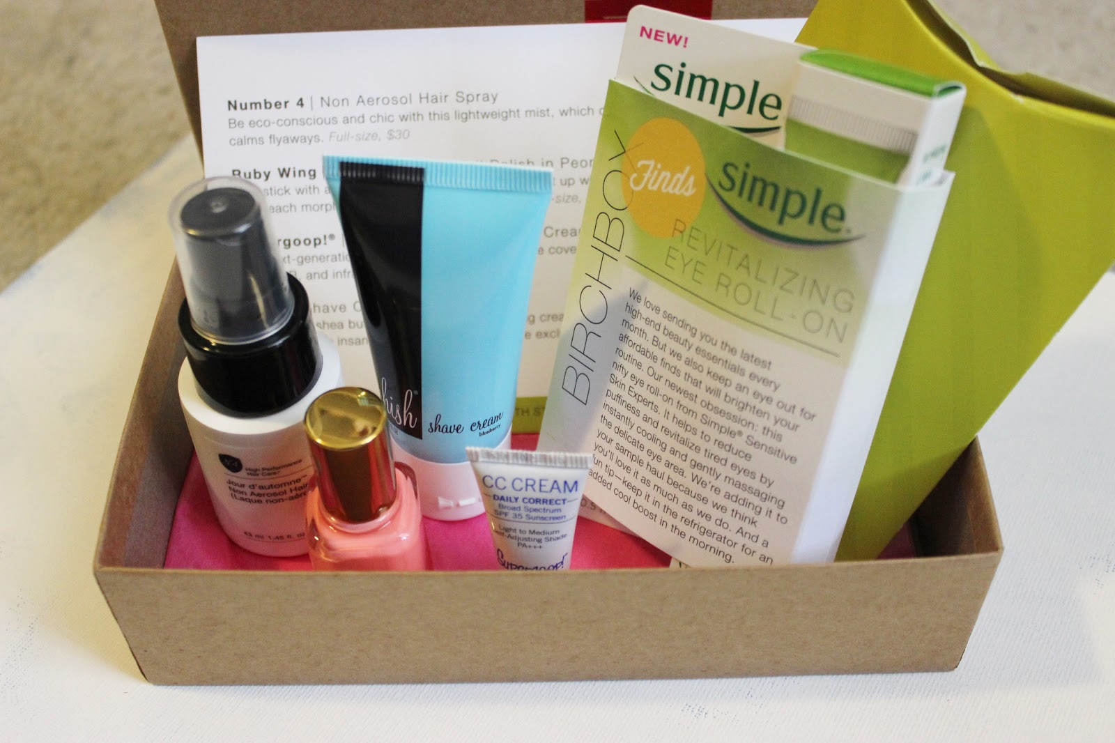 Lovely On a Budget: APRIL BIRCHBOX
