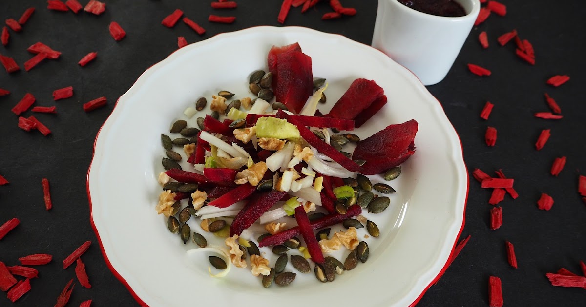 SAVEURS FRANCO-POLONAISES: SALADE DE BETTERAVES ROUGES À L’ENDIVE ET NOIX