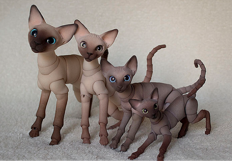 Collecting Fashion Dolls by Terri Gold: BJD Pets 3D Printing