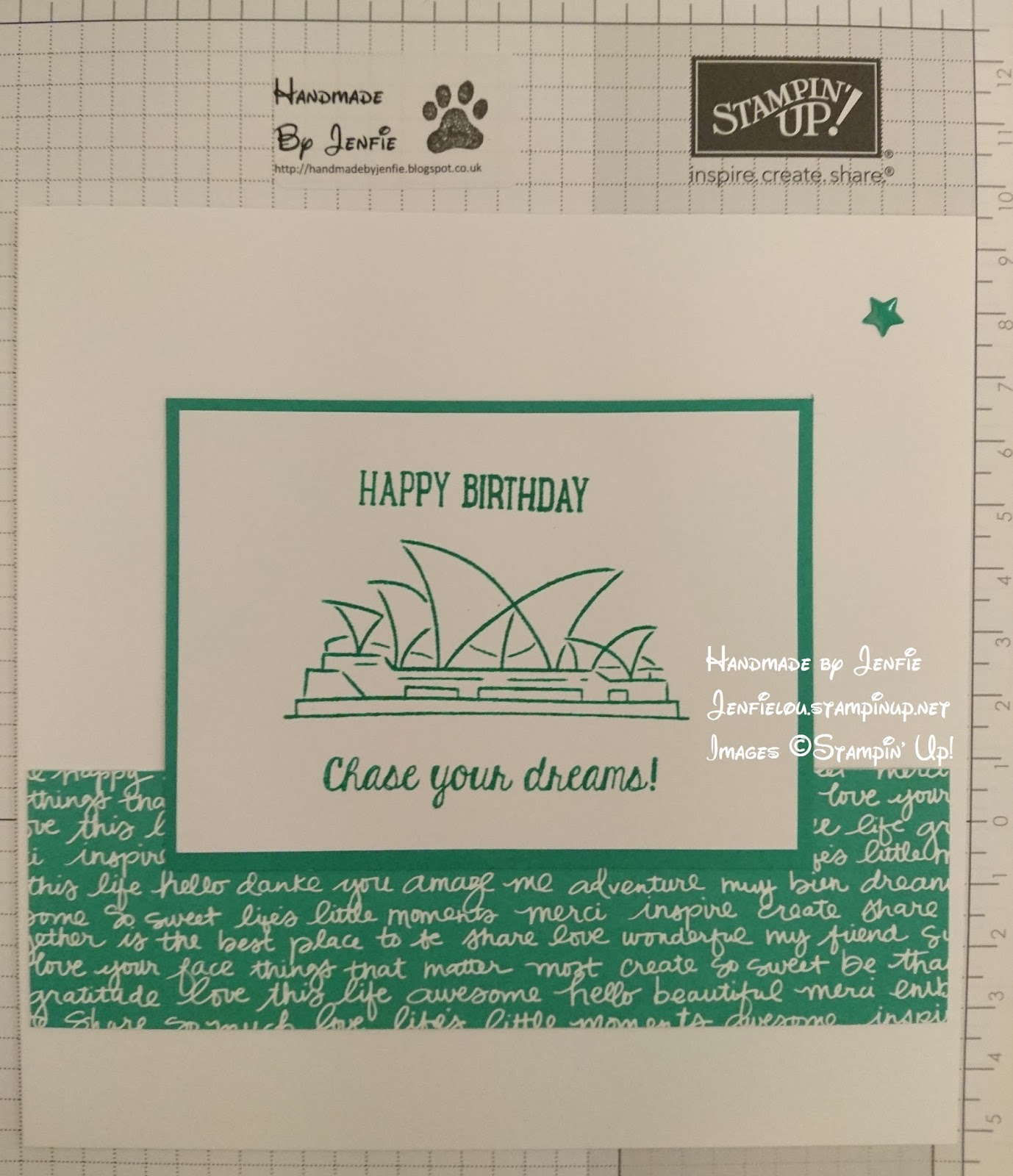 Handmade by Jenfie Lou: Pinch, Punch, first day of...JUNE - New ...