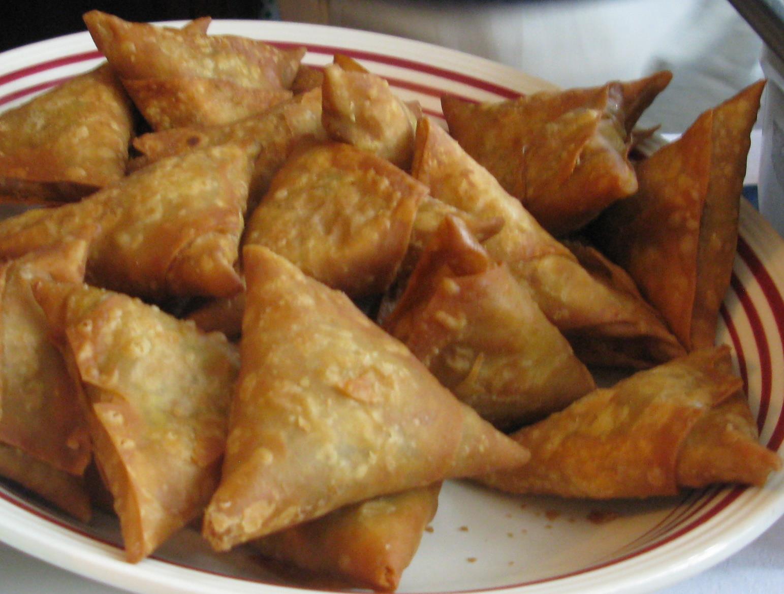 Chachi's Kitchen: Split Mung Bean Samosas