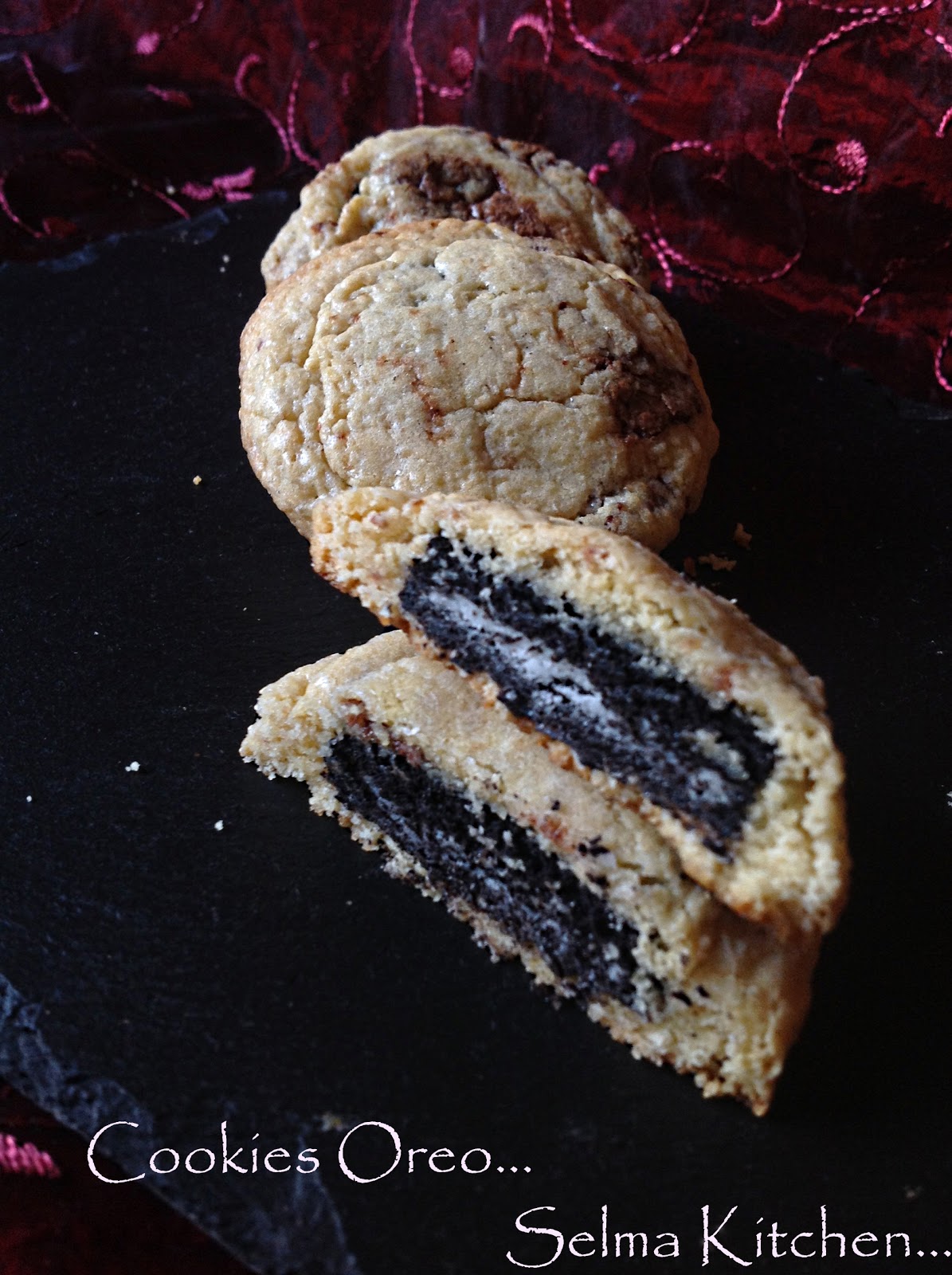 Selma Kitchen: Cookies oreo.la recette facile des cookies oreo.