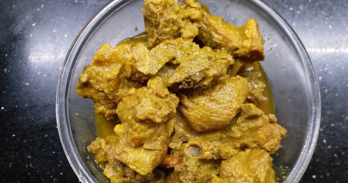 Green Mutton Curry