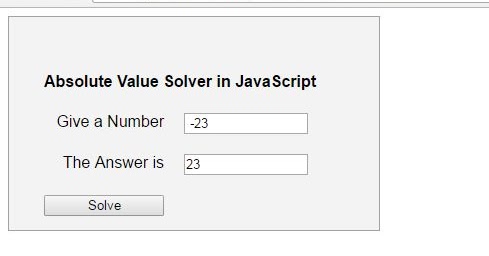 Free Programming Source Codes and Computer Programming Tutorials: Absolute Values Solver in ...