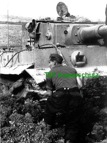 World War II Pictures In Details: Tiger #332 Stuck in the Mud (Recovery ...