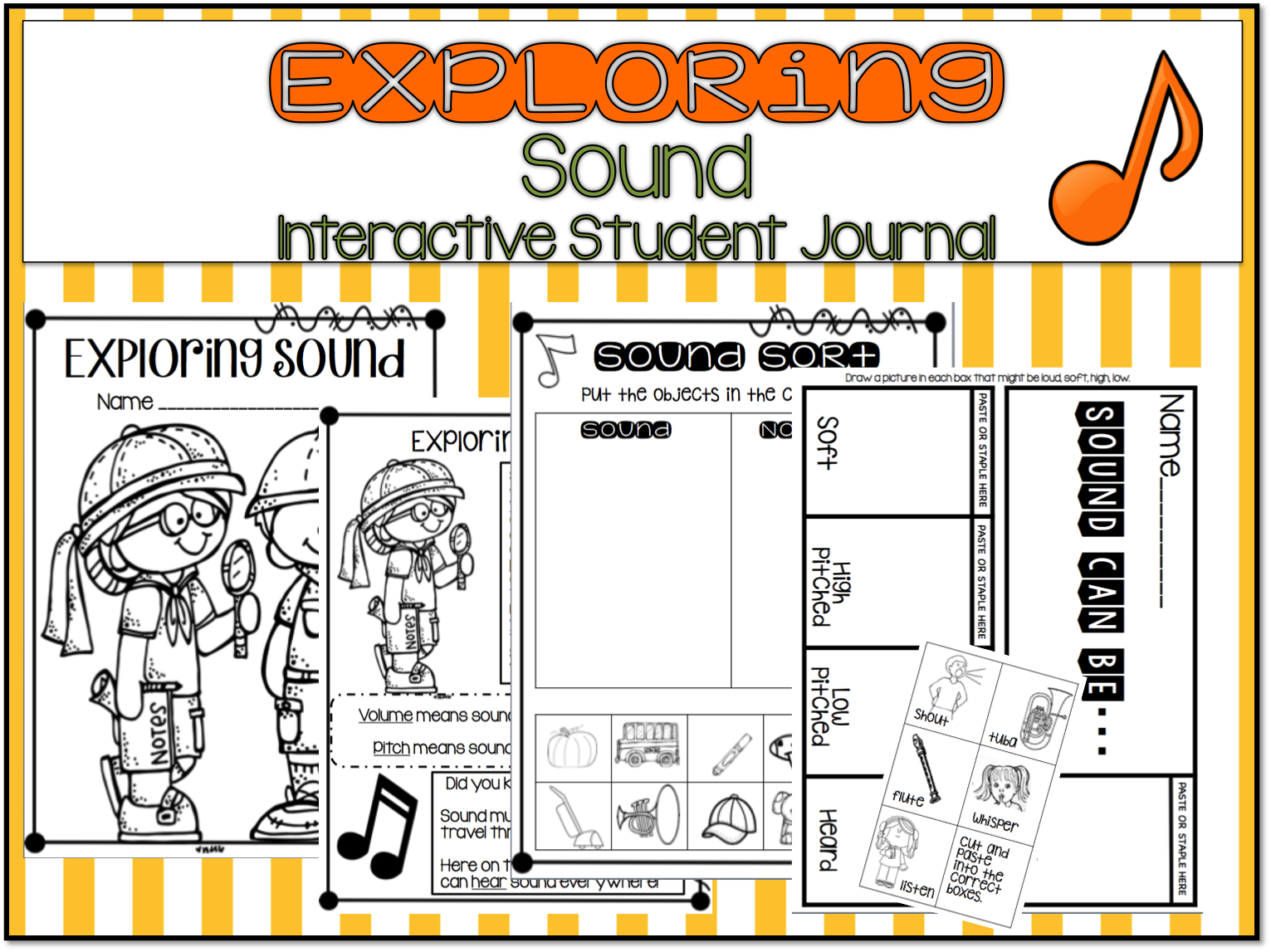 1st Grade Hip Hip Hooray!: NGSS Light and Sound Waves