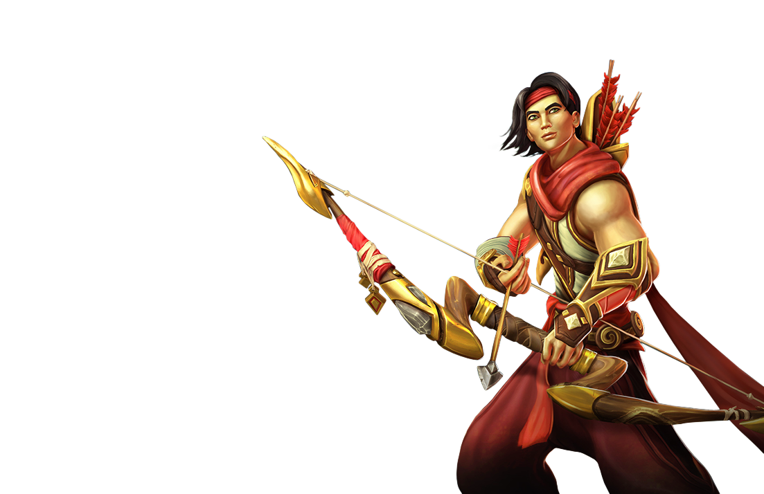 Render - Cha Lin perssonagem do game Paladins