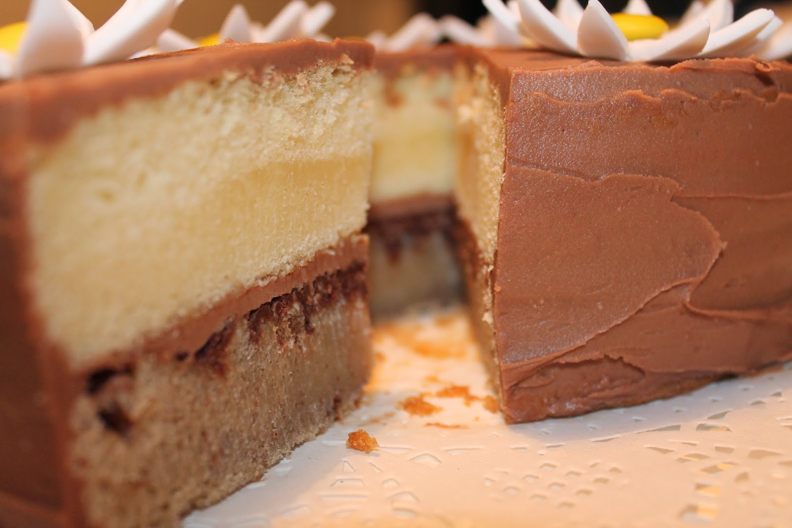 Sweet tooth: Double layer cake.