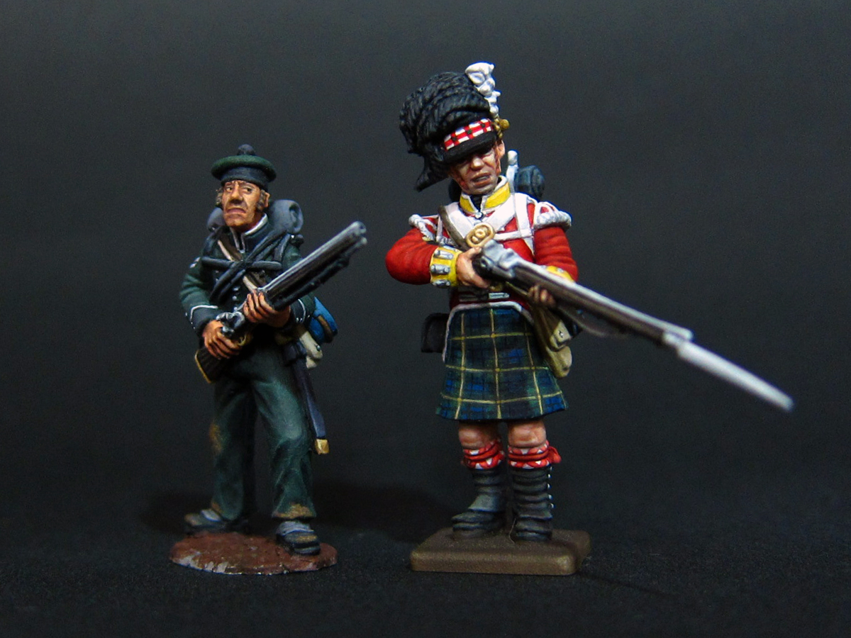 28mm Offensive Miniature British Rifleman | Jen & Ben's wargaming figures