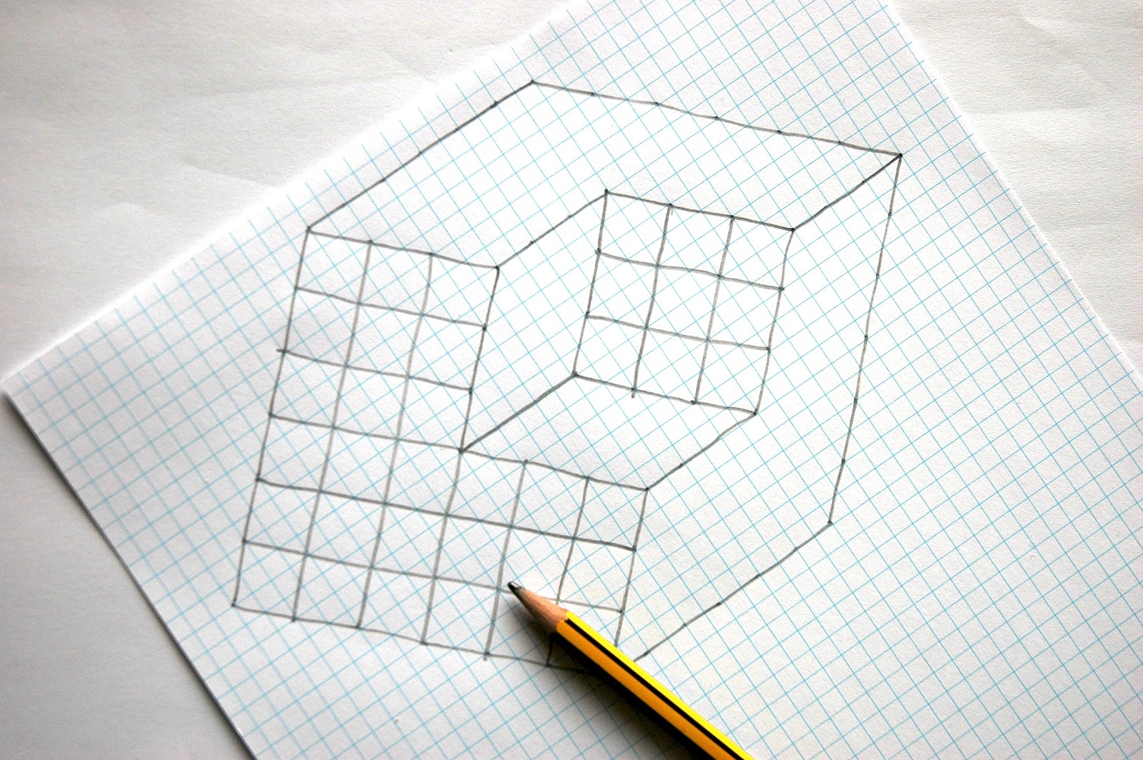 arteascuola: Optical illusion cube
