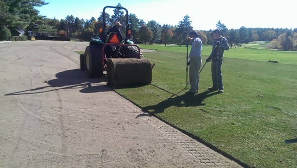 Concord CC: Grounds Management Dept.: Driving Range Tee Construction