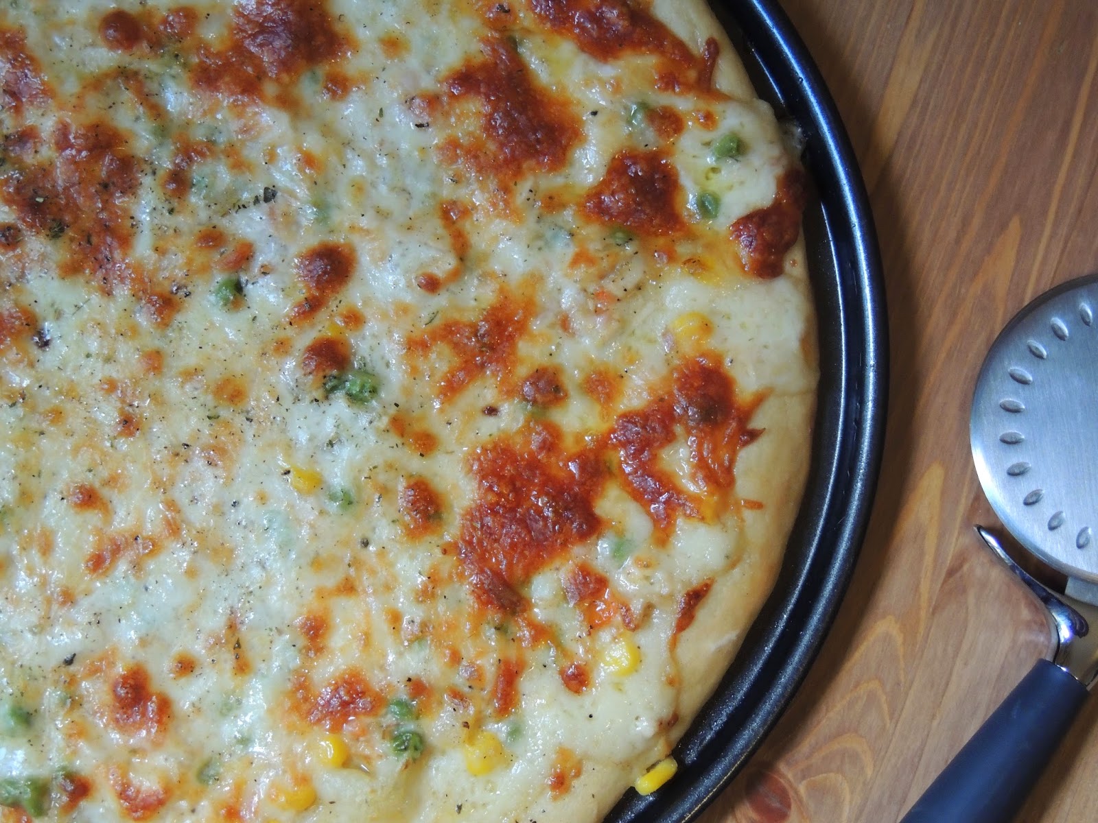 Gas Stove Girl: Chicken Pot Pie Pizza with Parmesan Ranch Cream Sauce