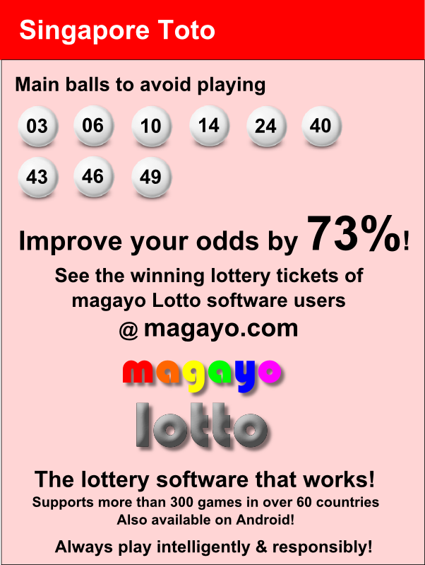 Lottery Tips for Singapore Toto