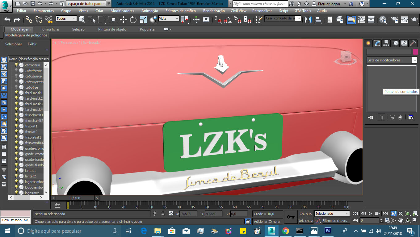 Simca Chambord Tufão 1964 - Exterior concluído ~ CLASSICS 4EVER