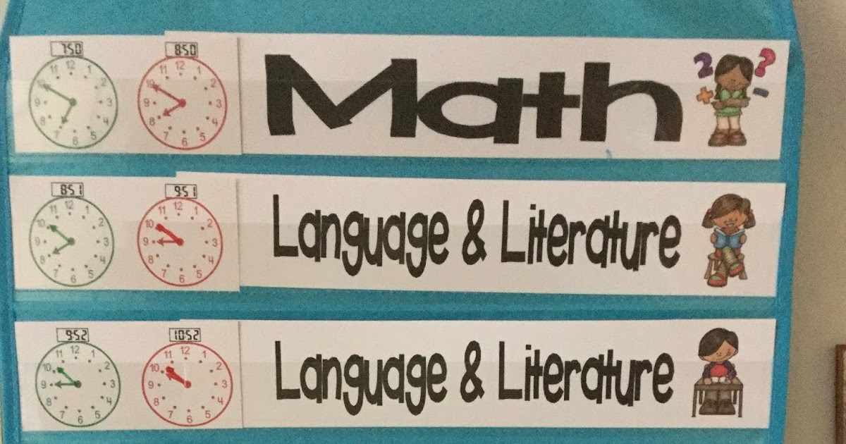 Primary Expectations: Schedule Cards