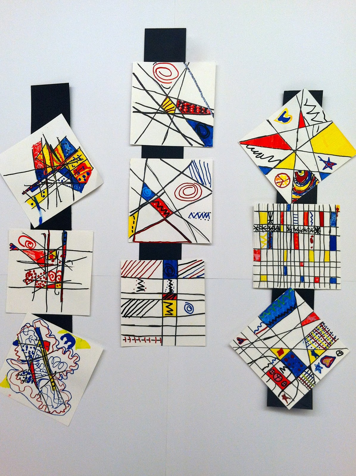 Olive ART! Do You???: Piet Mondrian with 2nd Grade