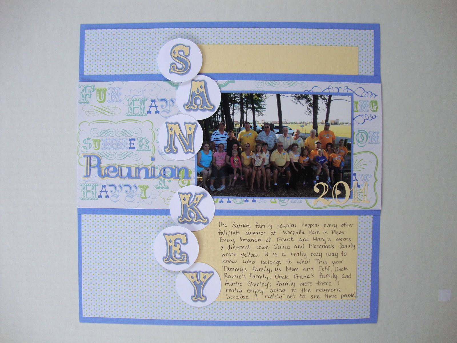 MicheleGreen.com: Family Reunion Layout