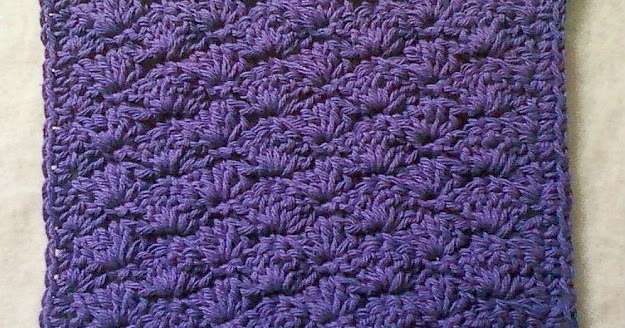 Simple Shell Dishcloth - Free Crochet Pattern