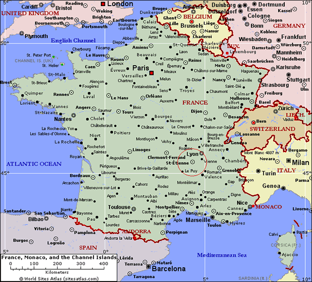 Kaart van Europa Landkaart