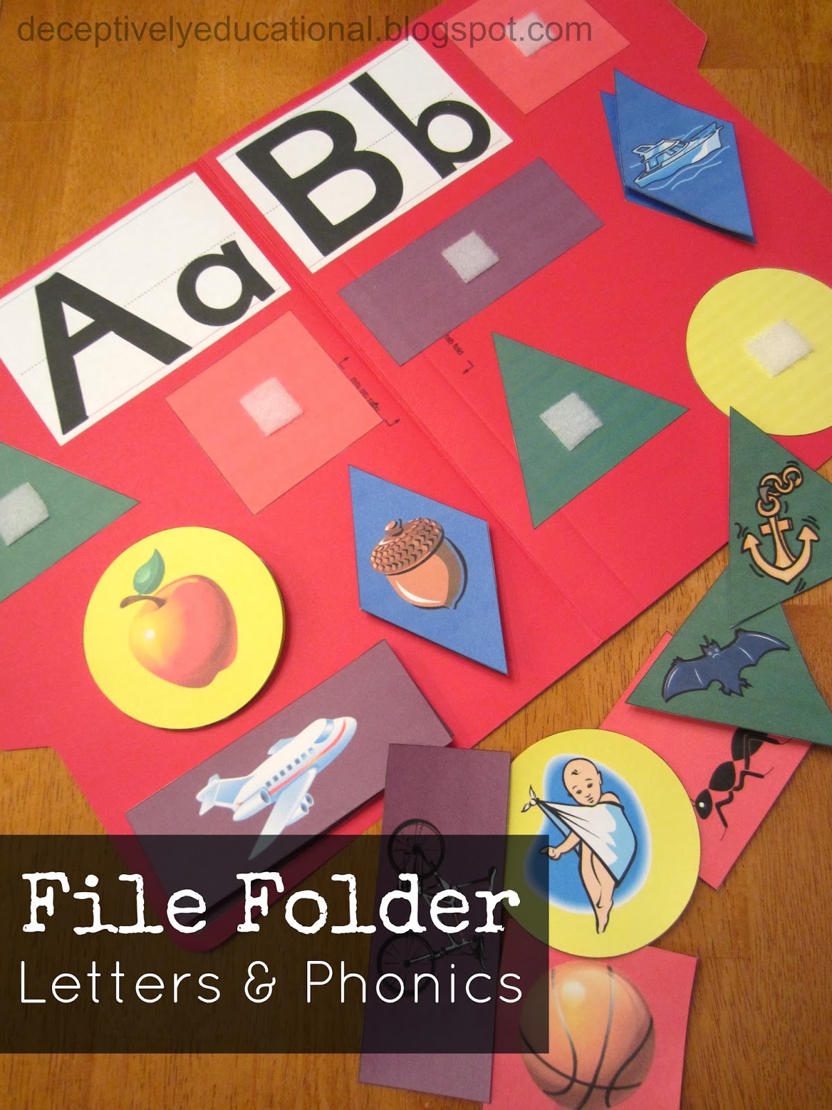 Relentlessly Fun, Deceptively Educational: File Folder Phonics and Letters