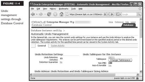 Oracle Certificación Blog 1Z-052: 11.03 GESTIONAR UNDO