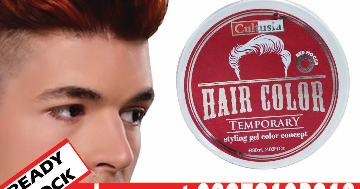 TEMPAT JUAL HAIR COLOR MERAH POMADE PEWARNA RAMBUT TEMPORER TIDAK ...