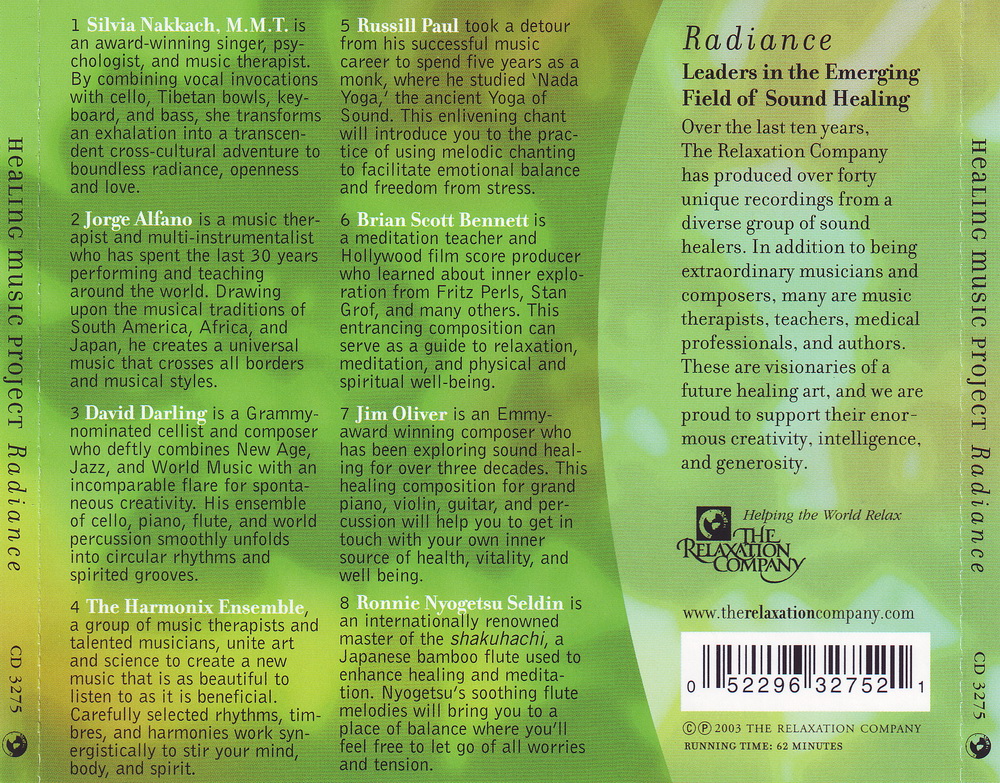 [New Age/Healing] VA - Healing Music Project - Radiance (2003) [FLAC]