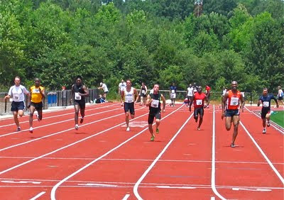 Sprint Forever: Photo - 100 meter race: Southeastern Masters Championships