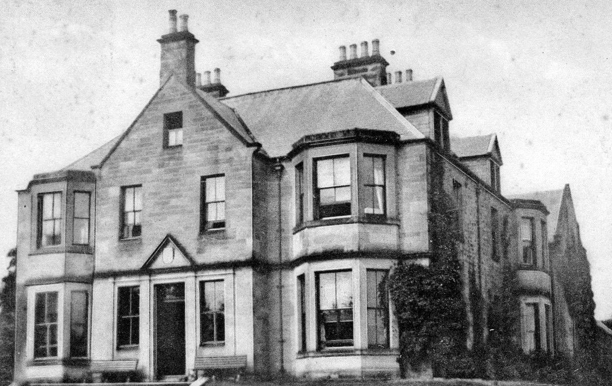 Tour Scotland: Old Photograph Rathburnie House Longformacus Scotland
