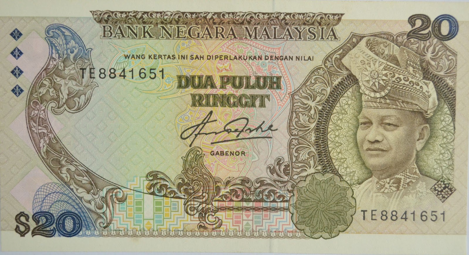 Galeri Sha Banknote: DUIT RM 20 1982-2012