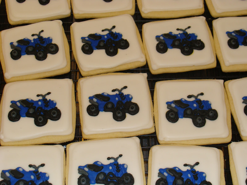 Door County Custom Cakes and Cookies: 4 Wheeler Cake and Cookies for ...
