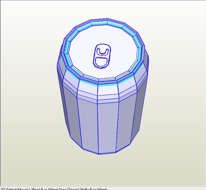 Tin-Papercraft-World: Cola Can