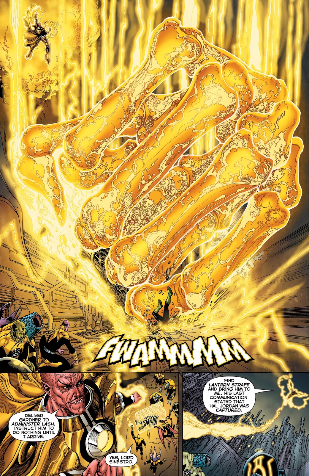 Yellow Lantern Guy Gardner