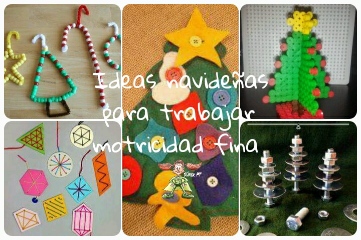 Súper PT: 10 ideas para trabajar Motricidad Fina en Navidad