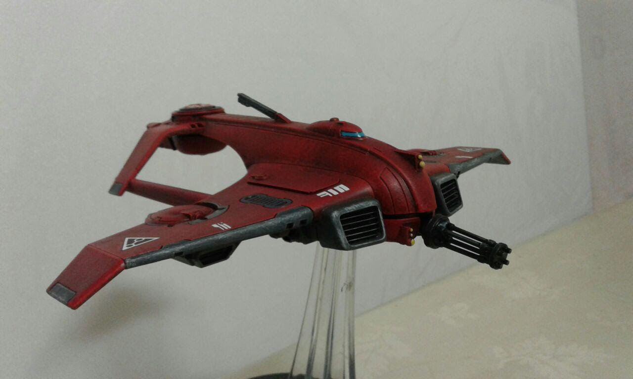 Dark Gathering: Warhammer 40K: Farsight Enclave Razorshark (WIP) Part 2