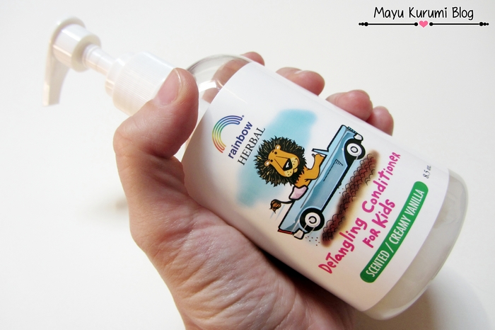 Rainbow Herbal Detangling Conditioner for Kids - Mayu Kurumi Blog