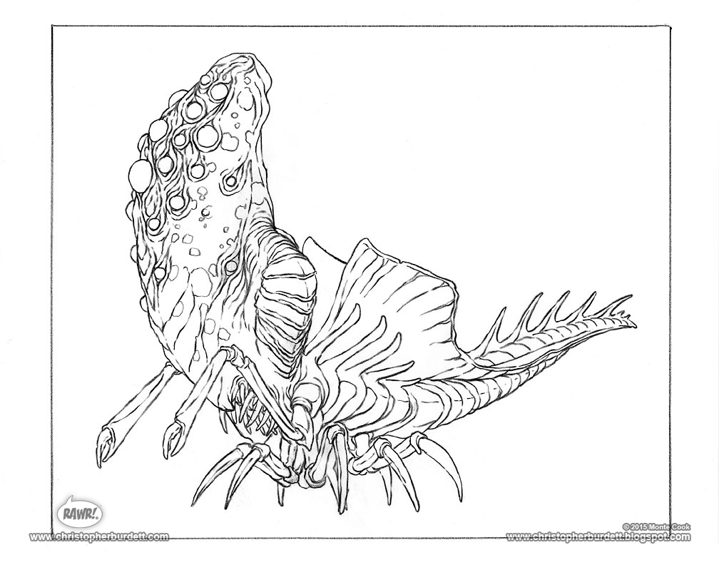 The DOODLES, DESIGNS, and aRT of CHRISTOPHER BURDETT: Numenera Monsters ...